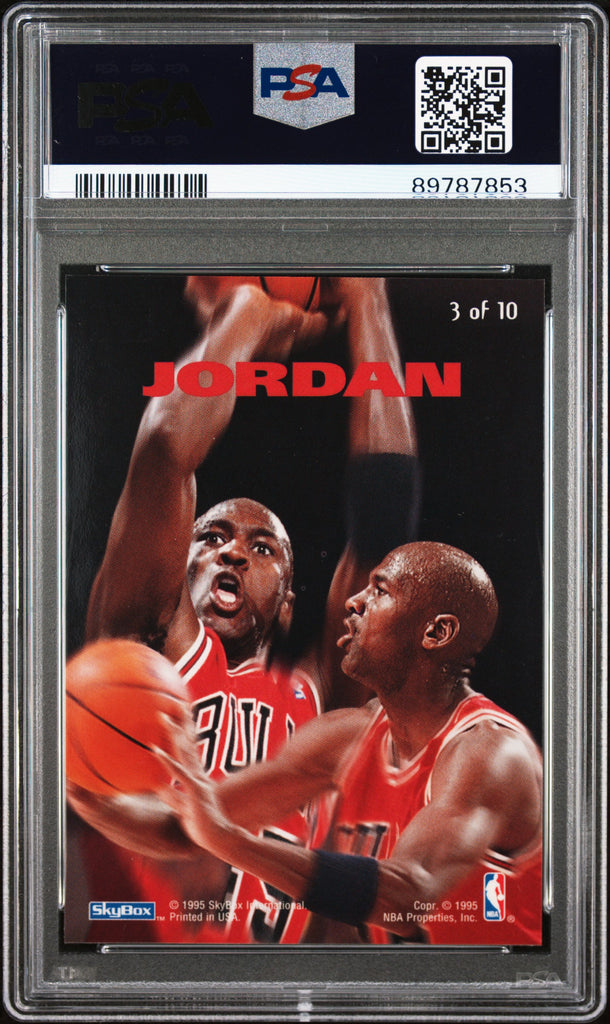 Michael Jordan 1994 Skybox Emotion N-Tense #3 PSA 9 Mint – Three Stars Sportscards