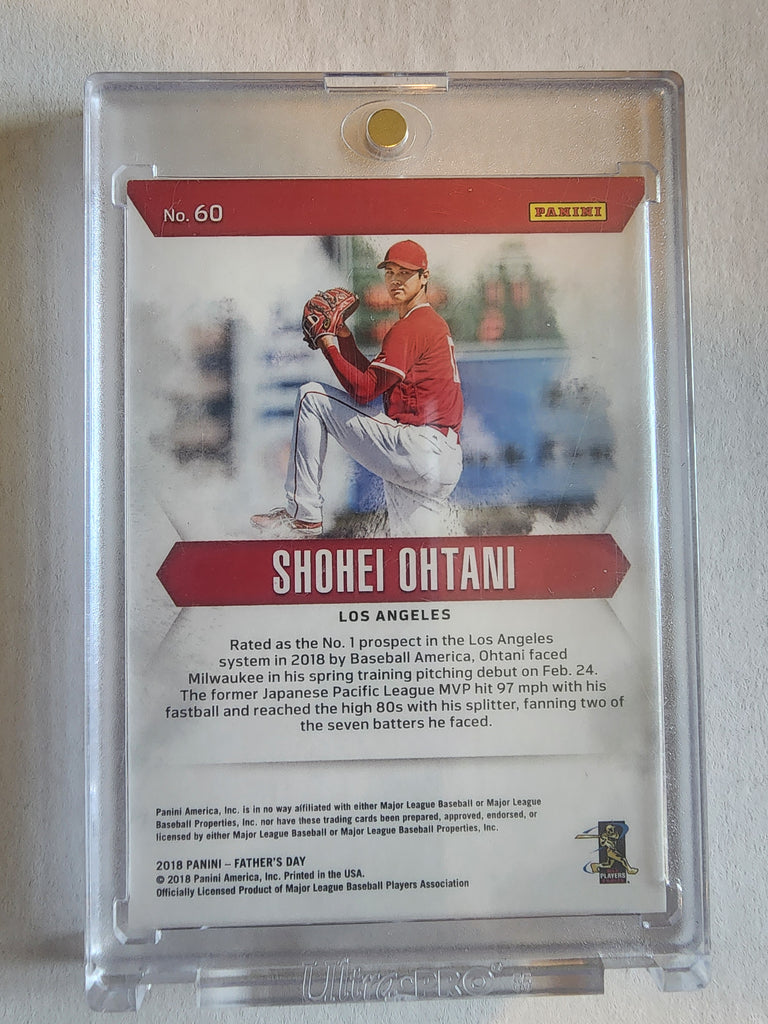 Shohei Ohtani 2018 Panini Fathers Day Future Frames #31/50 – Three ...