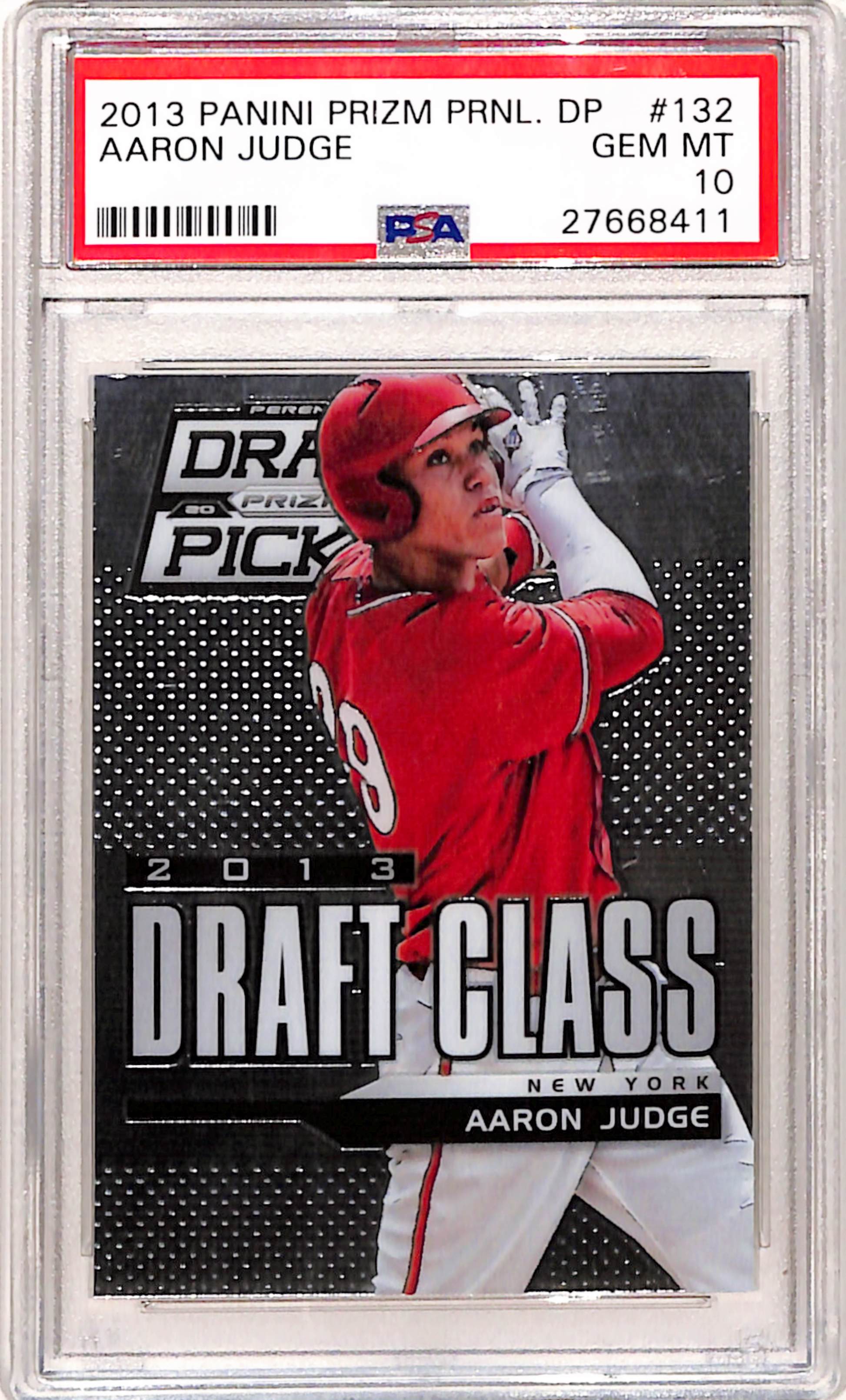 Aaron Judge 2013 Panini Prizm Draft #132 PSA 10 Gem Mint – Three Stars ...
