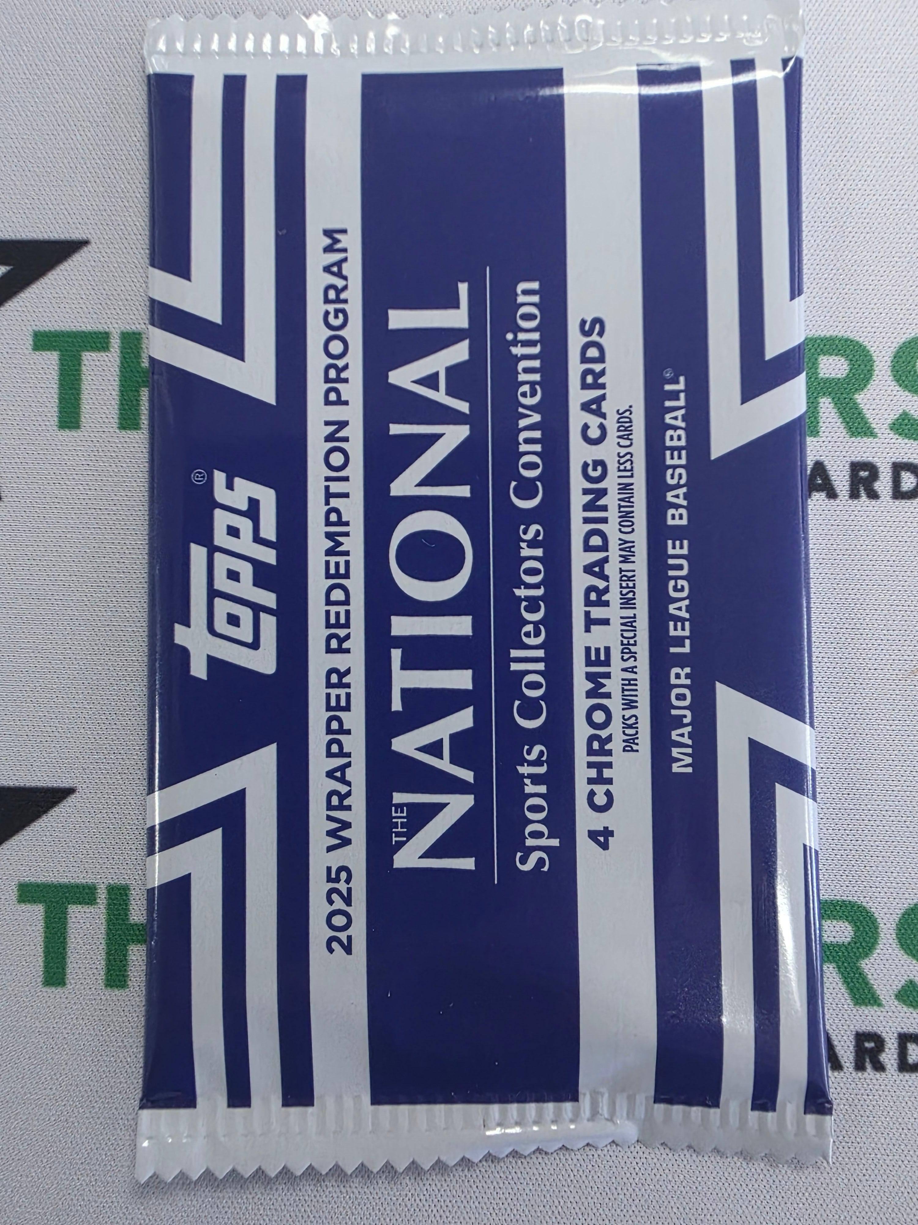 2025 Topps National Convention Baseball Wrapper Redemption Pack – Three ...