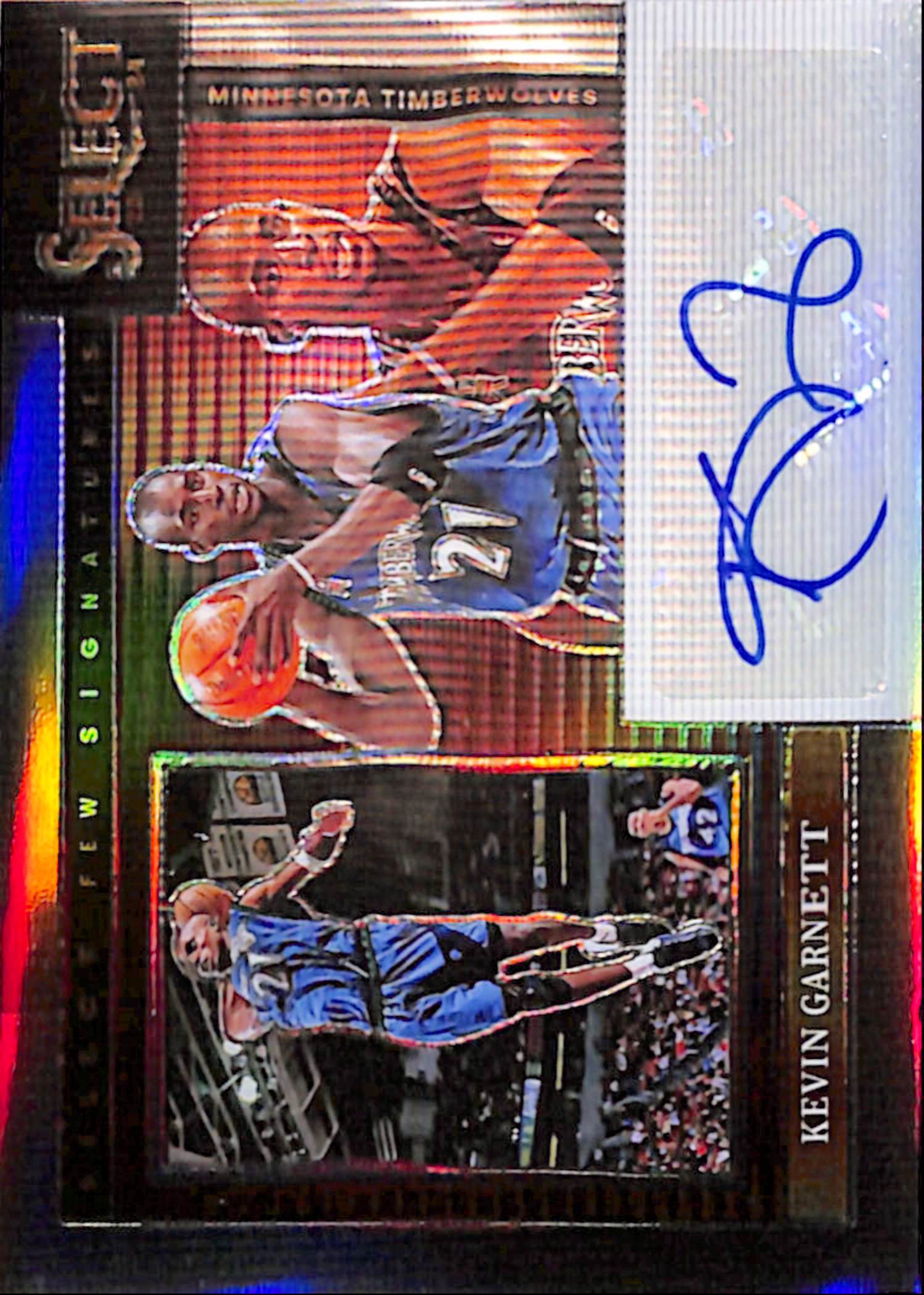 Kevin Garnett 2023 Select Few Signatures Autograph – Three Stars ...