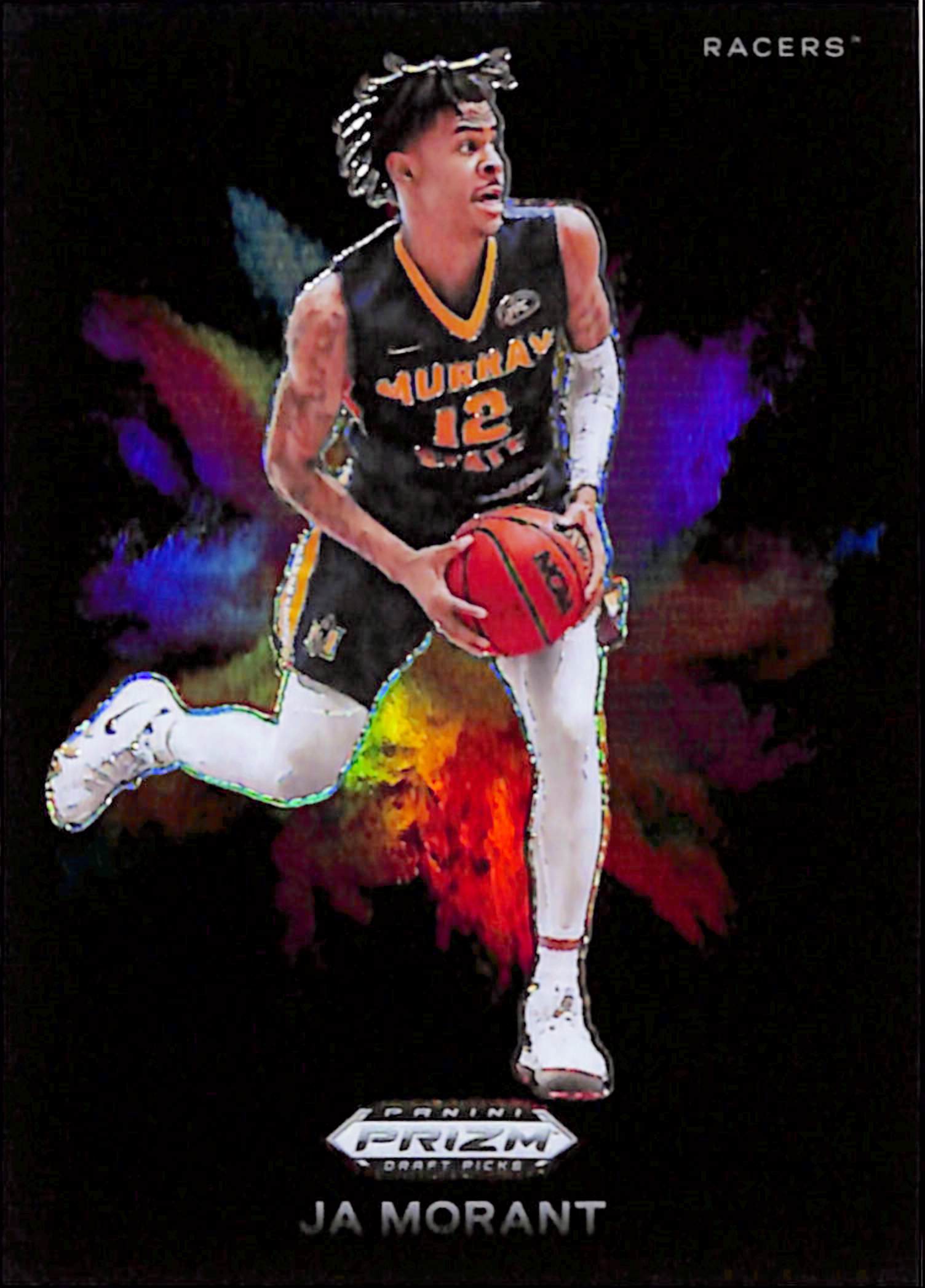 Ja Morant 2024 Panini Prizm Draft Picks Black Color Blast – Three Stars ...