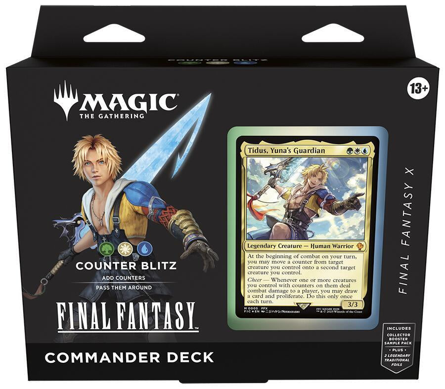 Magic The Gathering Final Fantasy Commander Deck: Counter Blitz – Three ...