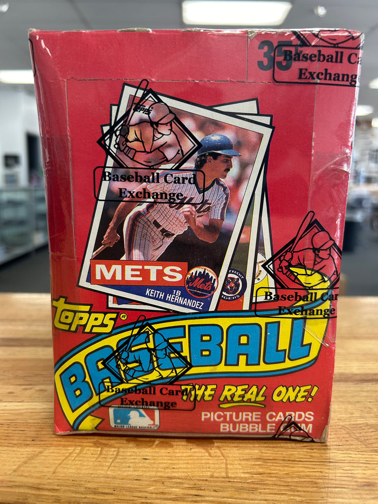 1985 Topps Baseball BBCE Wrapped Wax Box – Three Stars Sportscards