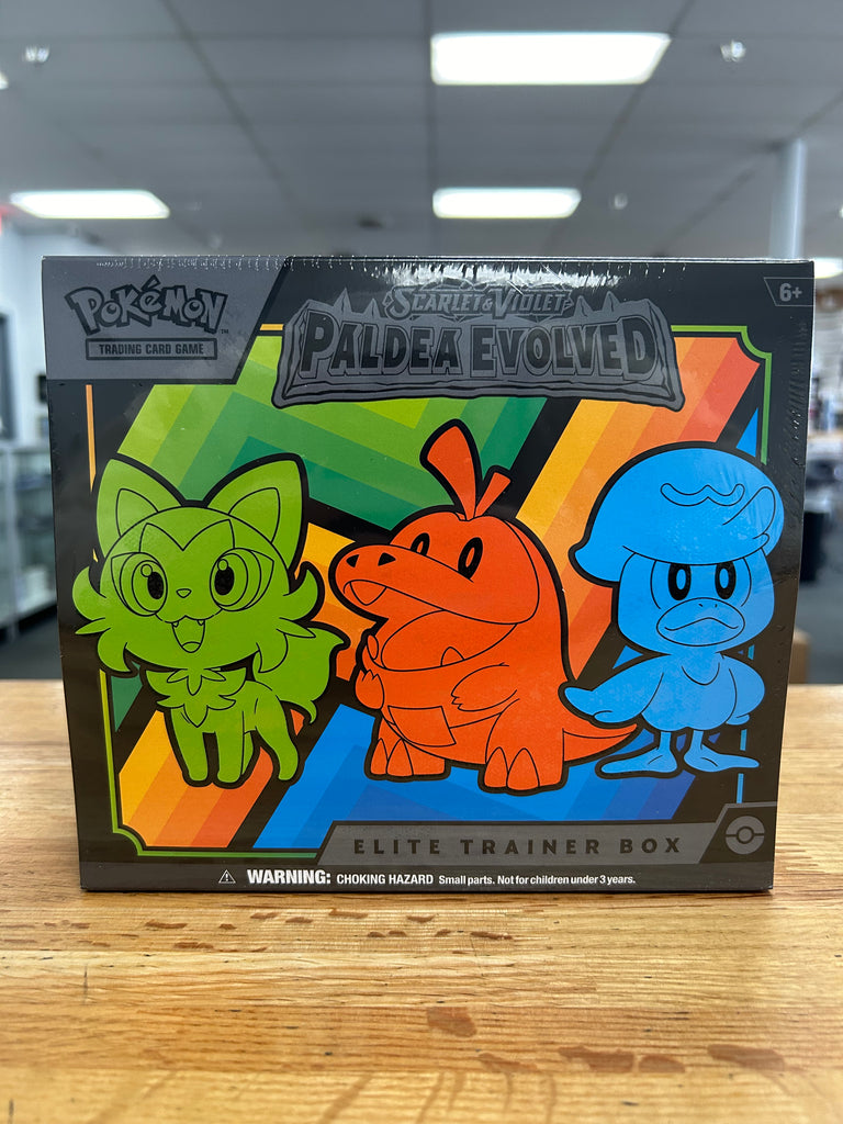 Pokemon Scarlet and Violet Paldea Evolved Elite Trainer Box – Three ...