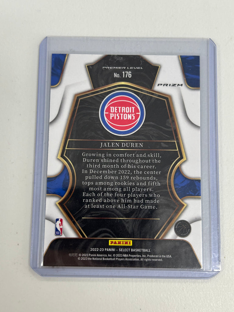Jalen Duren 2022 Panini Select #176 Elephant Prizm – Three Stars ...