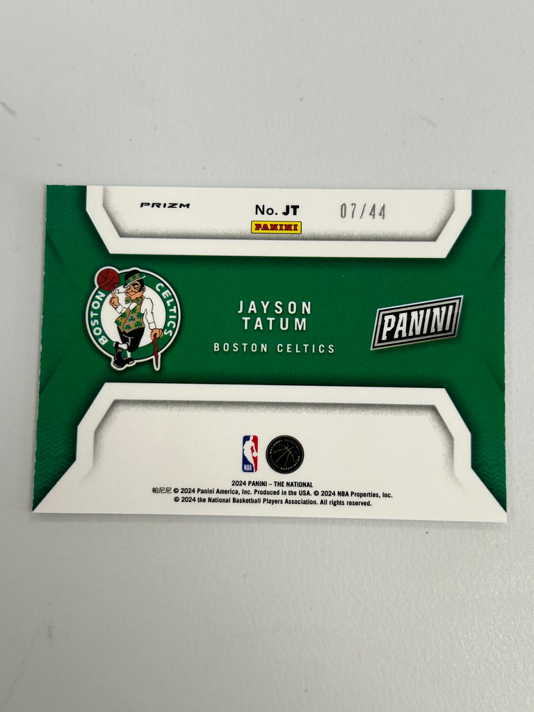 Jayson Tatum 2024 Panini National VIP Color Blast #7/44 – Three Stars ...