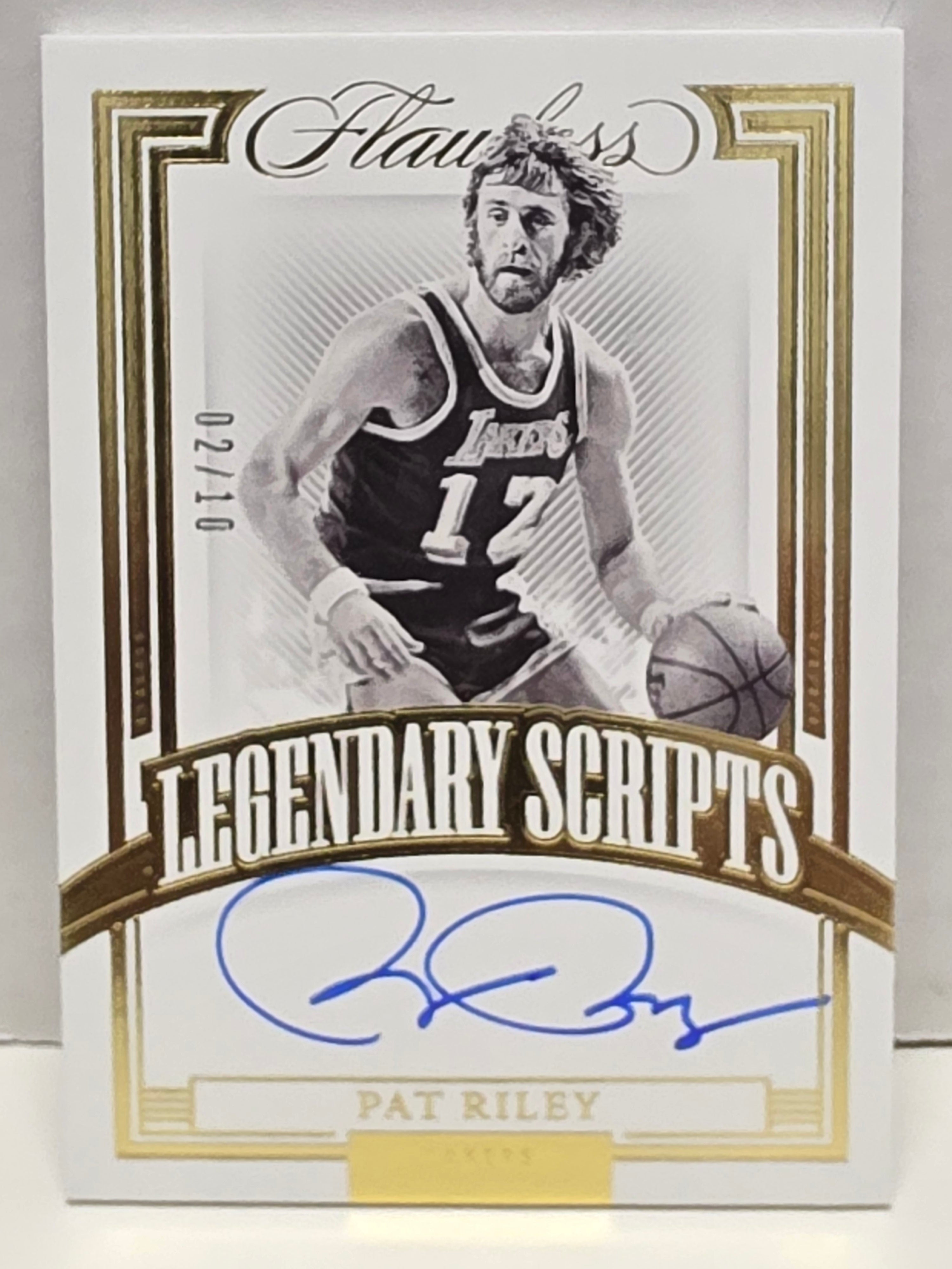 Pat Riley 2021 Panini Flawless Gold Autograph #2/10 – Three Stars ...