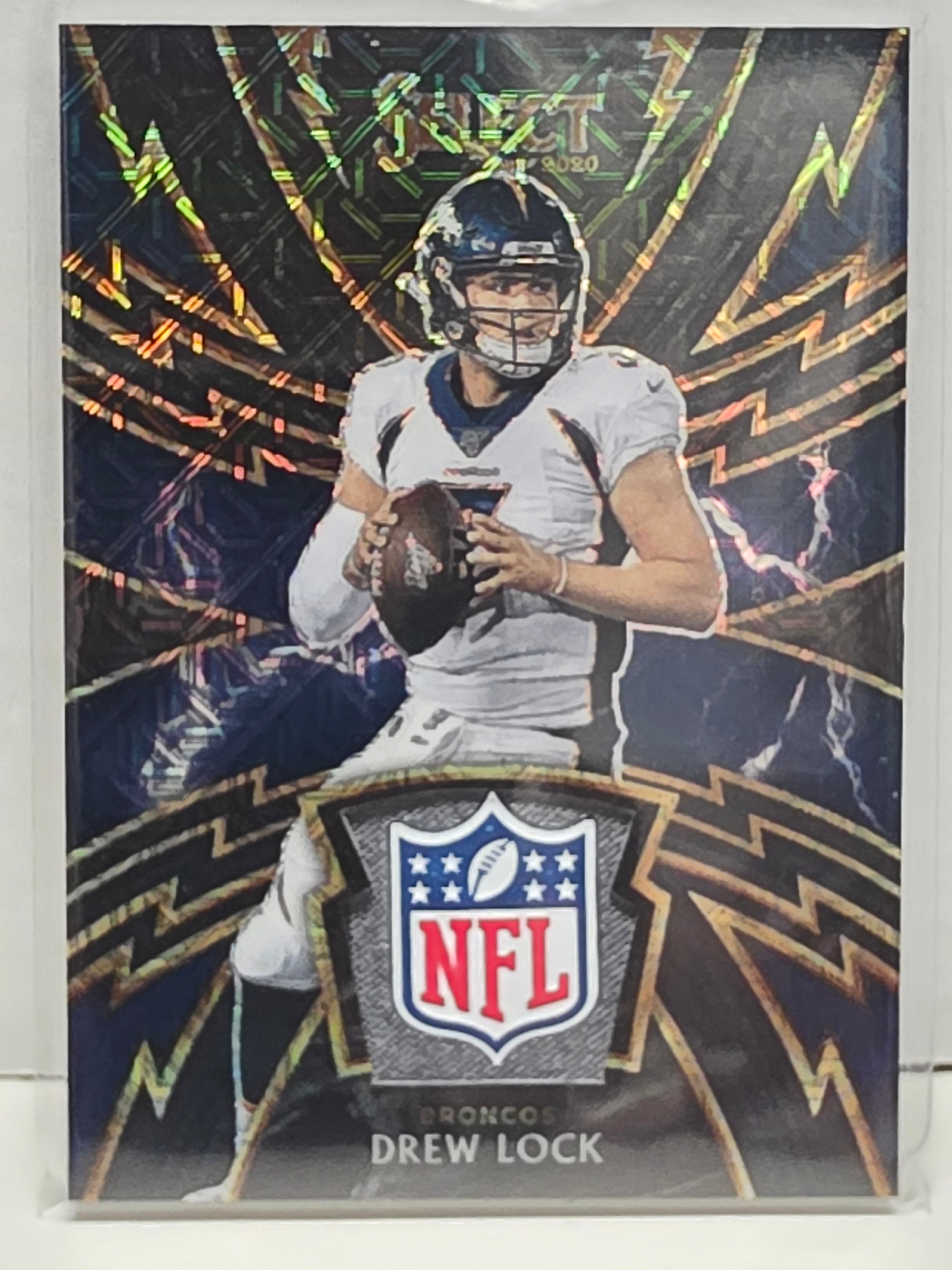 Drew Lock 2020 Panini Select NFL Shield Patch #1/1 – Three Stars ...