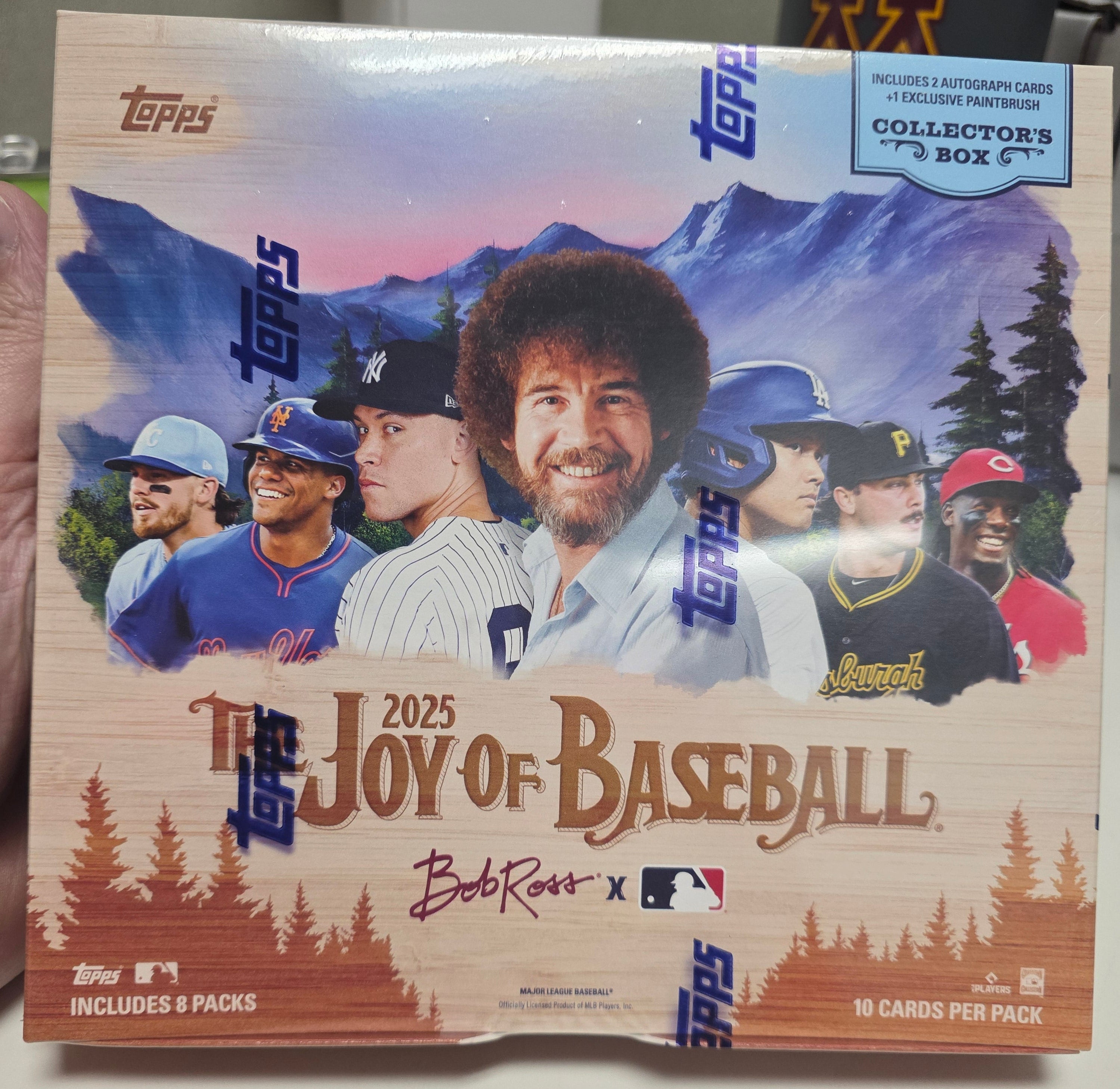 2025 Topps The Joy of Baseball Bob Ross Collectors Box – Three Stars ...