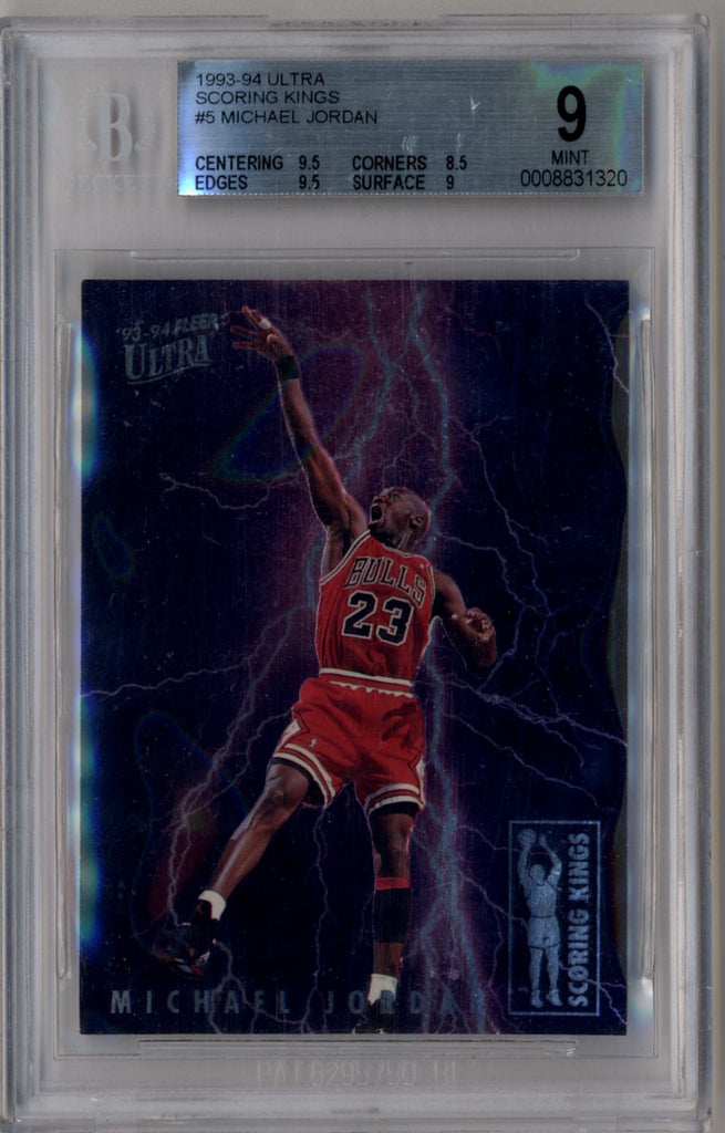 Michael Jordan 1993-94 Ultra Scoring Kings BGS 9 Mint – Three Stars ...