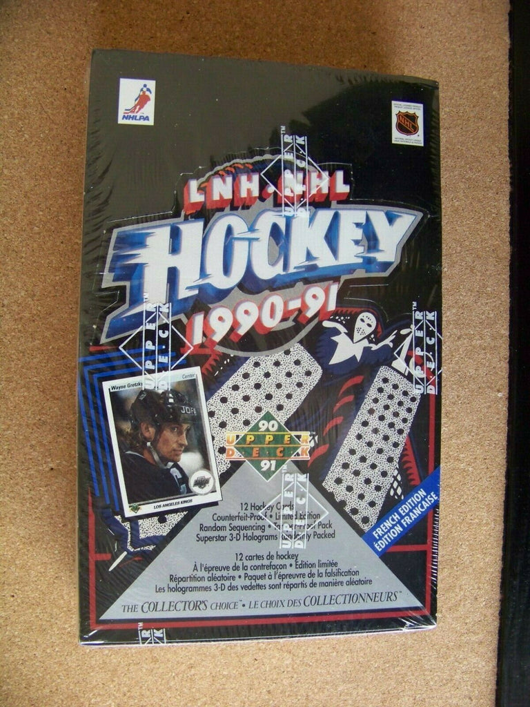 1990-91 Upper Deck Low Series French Hockey Box – Three Stars Sportscards