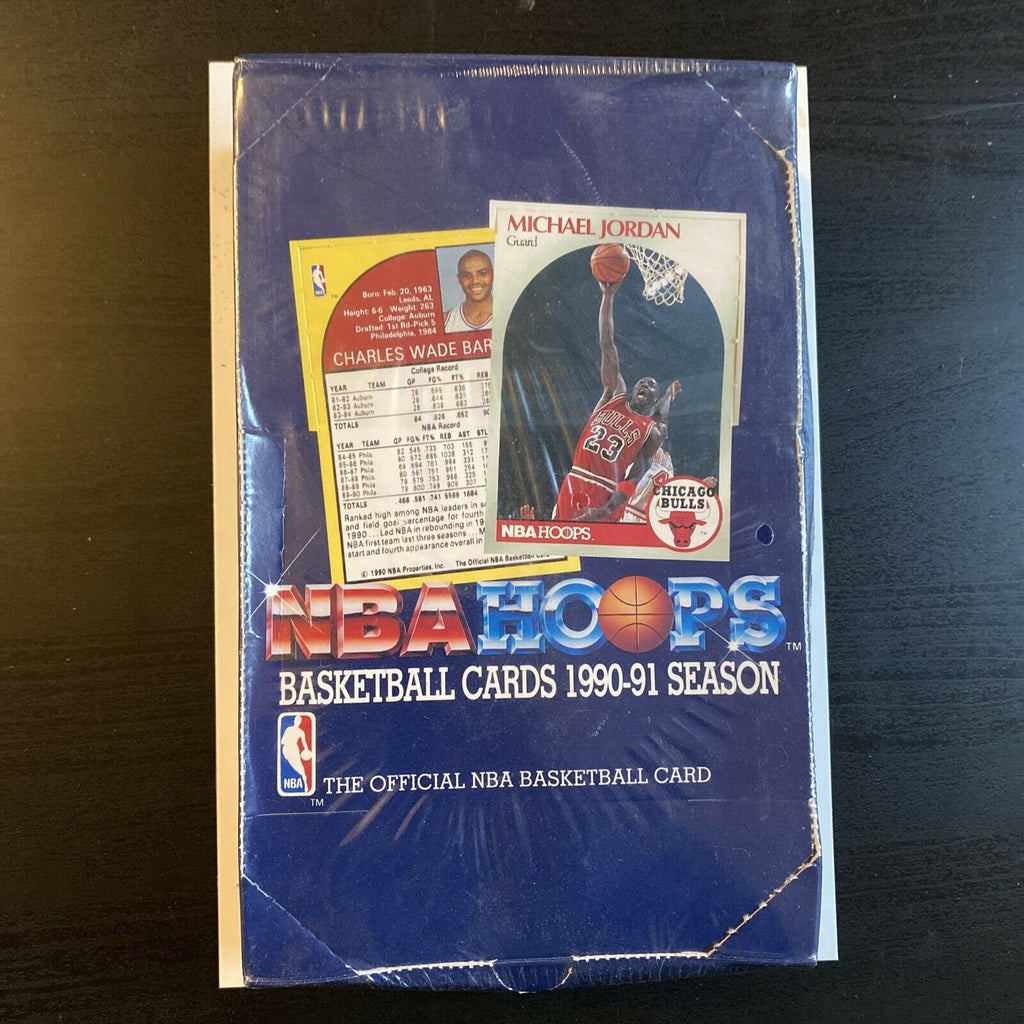 1990-91 Hoops Series 1 Basketball Box – Three Stars Sportscards