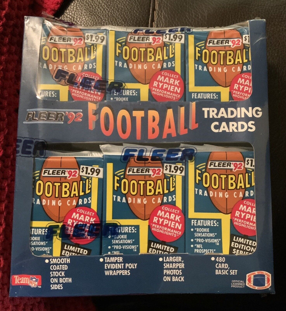 1992 Fleer Football Jumbo Box – Three Stars Sportscards