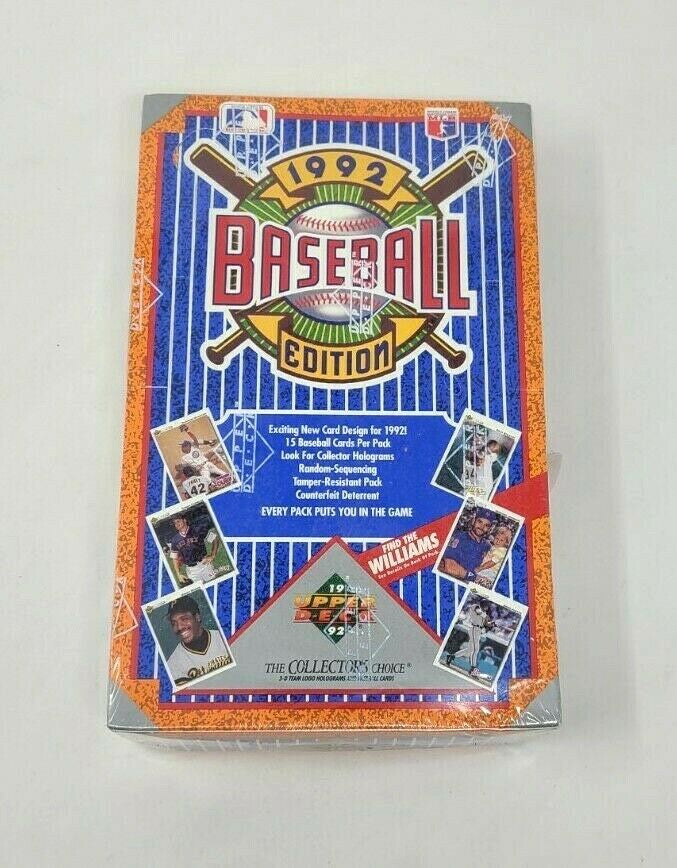 1992 Upper Deck Low Series Baseball Box – Three Stars Sportscards