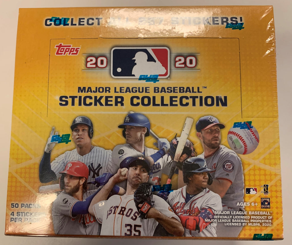 2020 Topps Baseball Sticker 50-Pack Box – Three Stars Sportscards