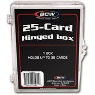 BCW 25 CARD SNAP CASE – Three Stars Sportscards